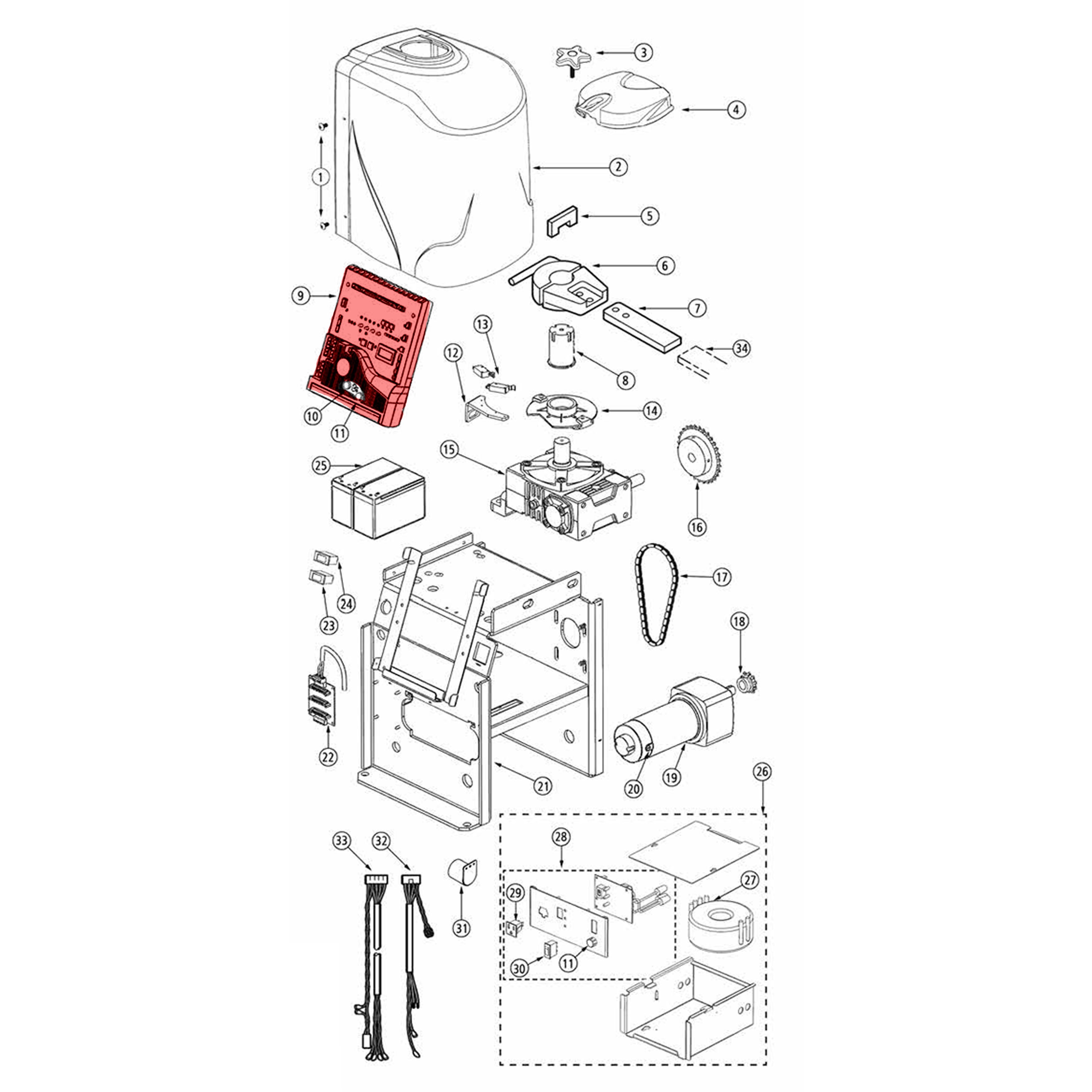 Viking Access Control Board (VFlex) UL2018 - VFLEXPCBU18