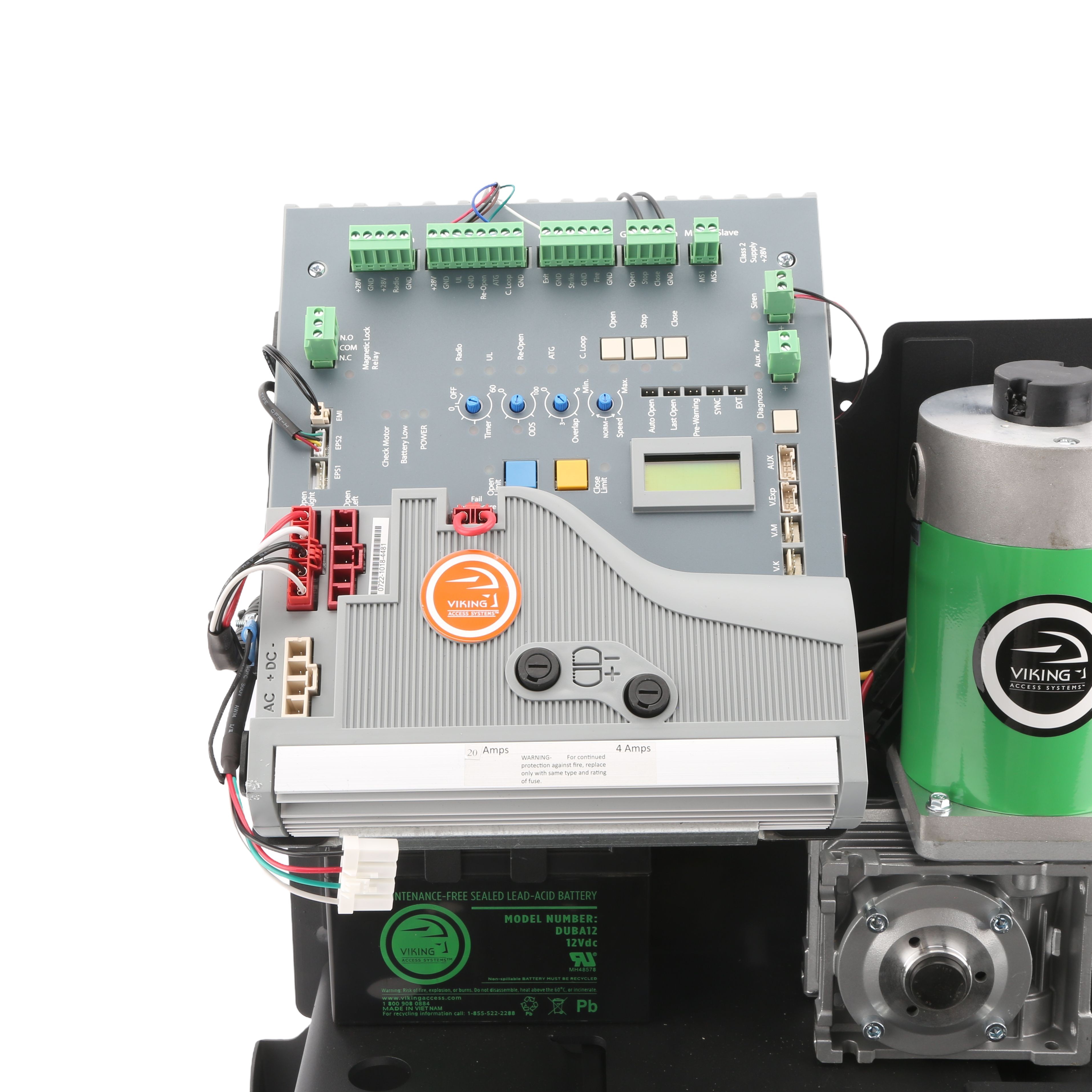 Viking Access H-10 Residential & Commercial Slide Gate Opener (24V, 1 ...