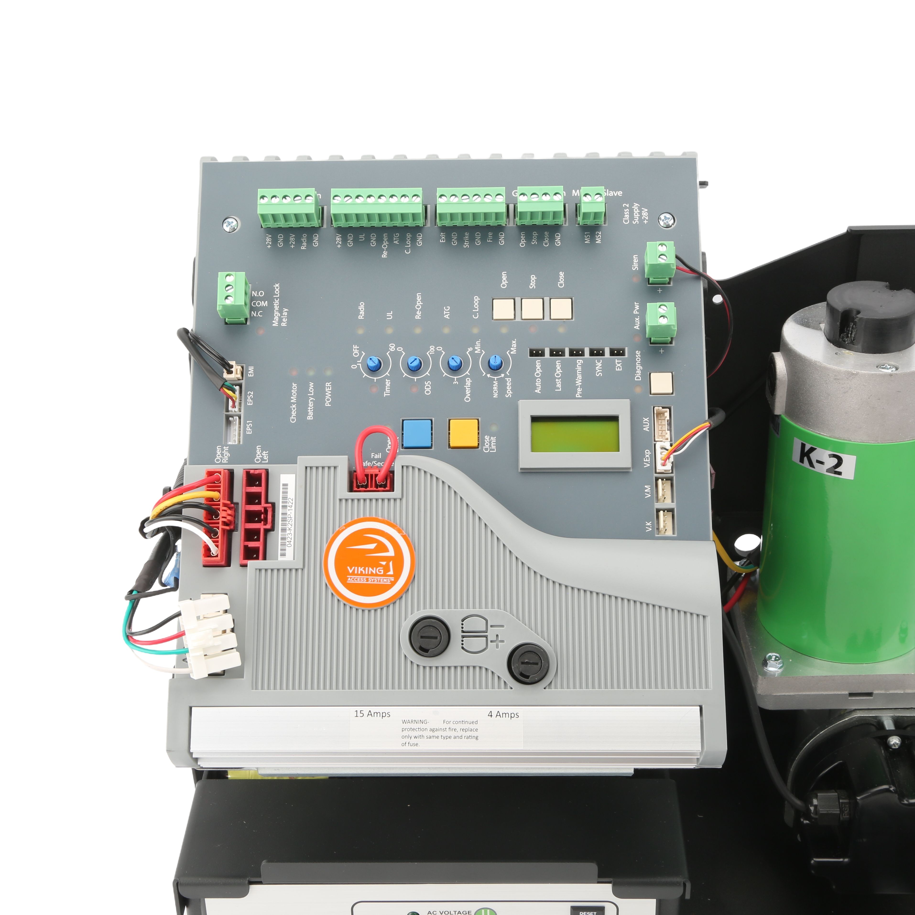 Viking K-2 Residential Slide Gate Opener with Battery Backup (Opener ...